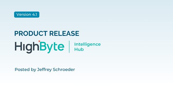 Intelligence Hub Version 4.1 | Blog | HighByte